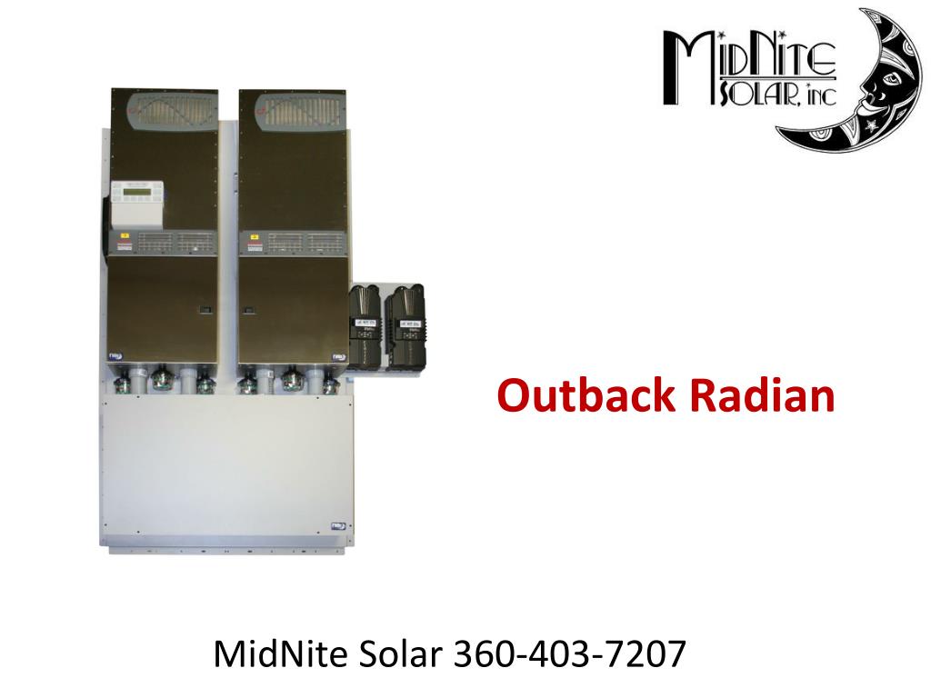 PPT - MidNite Solar’s Pre wired solutions for Off Grid, Battery based ...
