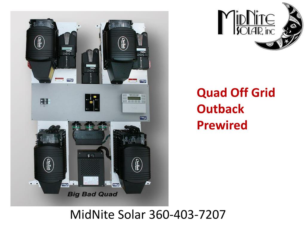 PPT - MidNite Solar’s Pre wired solutions for Off Grid, Battery based ...