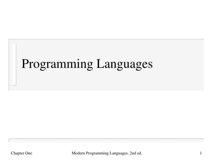 PPT - Programming Languages PowerPoint Presentation, free download - ID ... PPT - Programming Languages PowerPoint Presentation, free download - ID ...