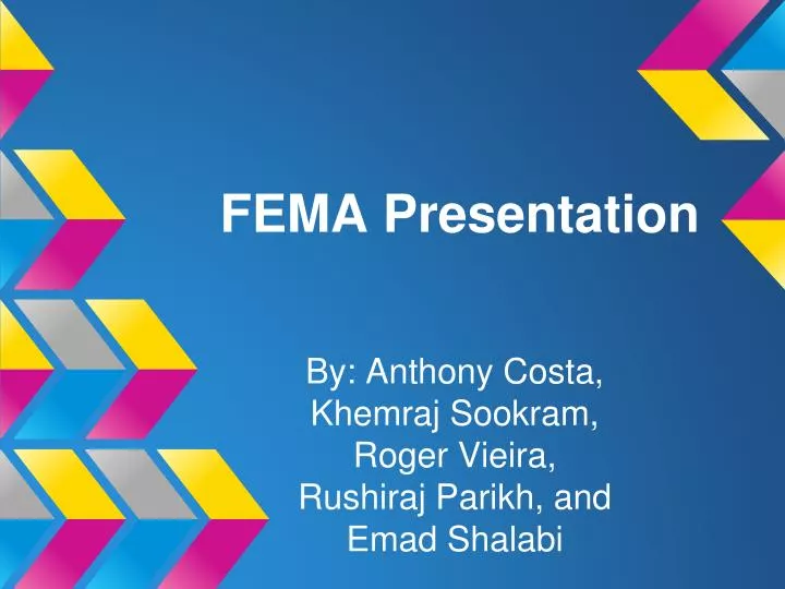 PPT - FEMA Presentation PowerPoint Presentation, free download - ID:1972445