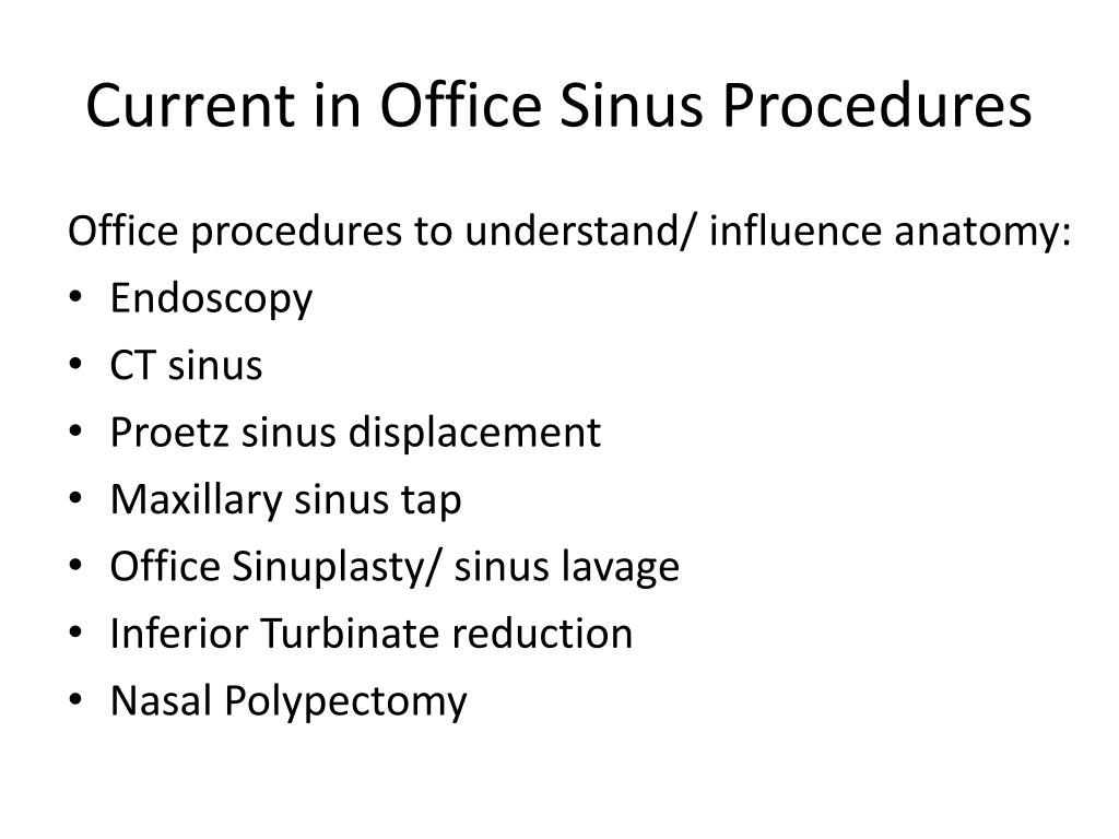 PPT - New Treatments for Sinus Disease PowerPoint Presentation, free ...