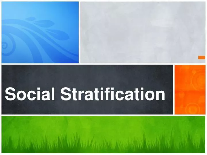 PPT - Social Stratification PowerPoint Presentation, free download - ID ...