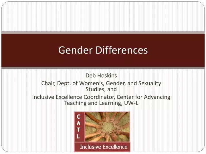 Ppt Gender Differences Powerpoint Presentation Free Download Id