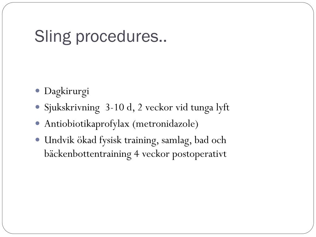 PPT - Urininkontinens hos kvinnan PowerPoint Presentation, free ...