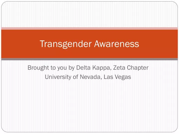 PPT - Transgender Awareness PowerPoint Presentation, free download - ID ...