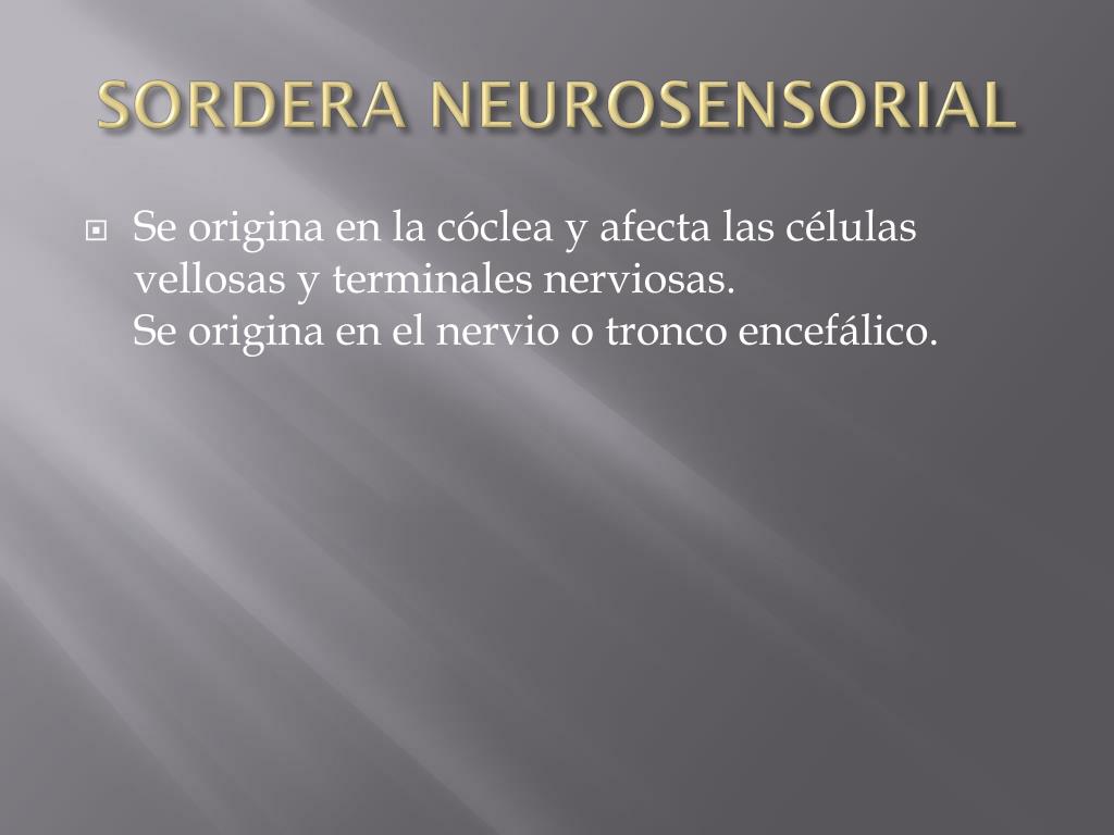 PPT - Cuidados de enfermería de pacientes con trastornos sensoriales ...