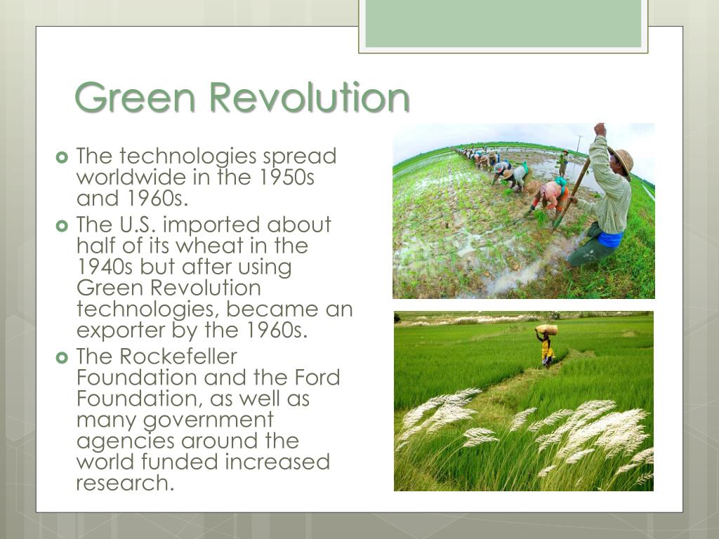 PPT - The environmental imperative of Sustainable Agriculture ...