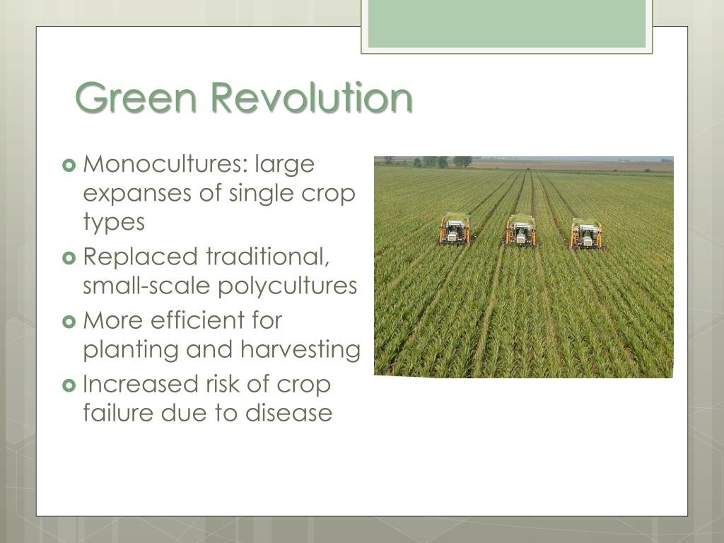 PPT - The environmental imperative of Sustainable Agriculture ...
