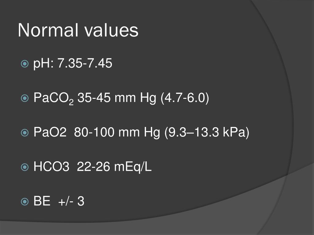 PPT - Transport of O2 & CO2 ABG Interpretation, acidosis & alkalosis ...
