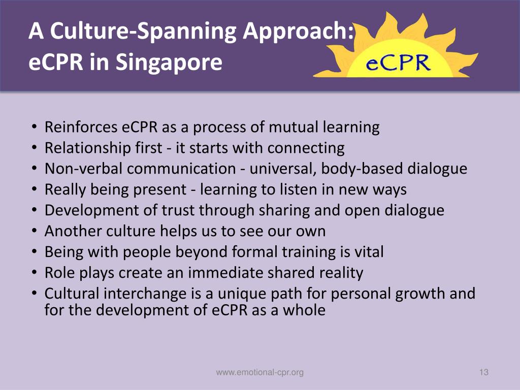 PPT - Emotional CPR: Saving Lives, Healing Communities April 9, 2013 ...