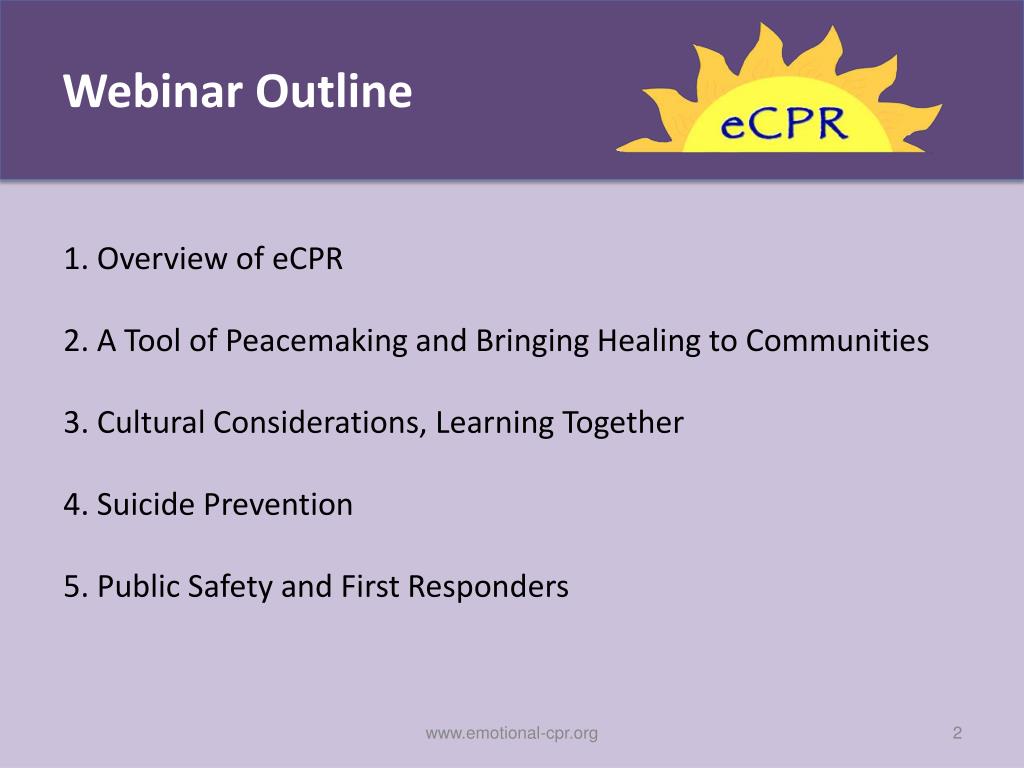 PPT - Emotional CPR: Saving Lives, Healing Communities April 9, 2013 ...