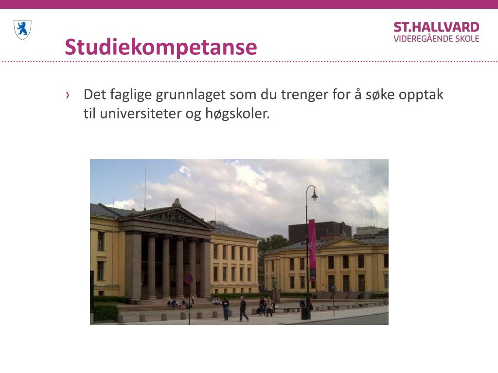 PPT - Velkommen til ST. HALLVARD VGS PowerPoint Presentation, free ...