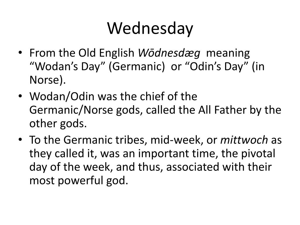 PPT - The Influence of Norse / Germanic Deities PowerPoint Presentation ...