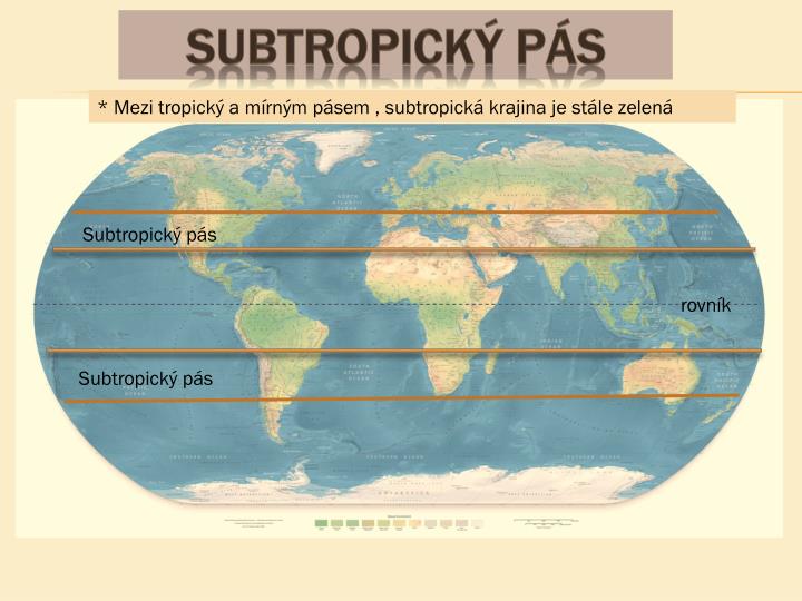 PPT - subTropický pás PowerPoint Presentation - ID:1974383