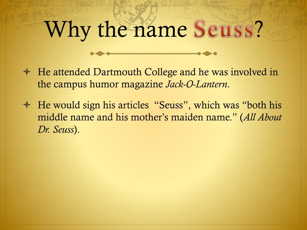 PPT - The Life of Dr. Seuss PowerPoint Presentation, free download - ID ...