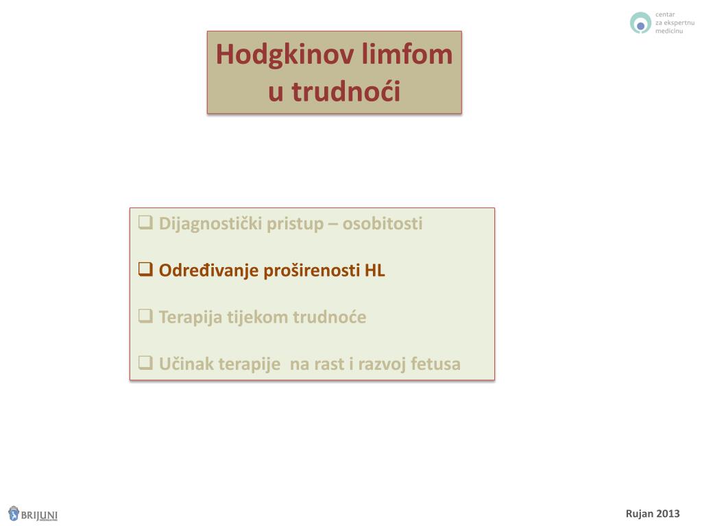 PPT - LIMFOMI optimalno liječenje i kasnija plodnost PowerPoint ...