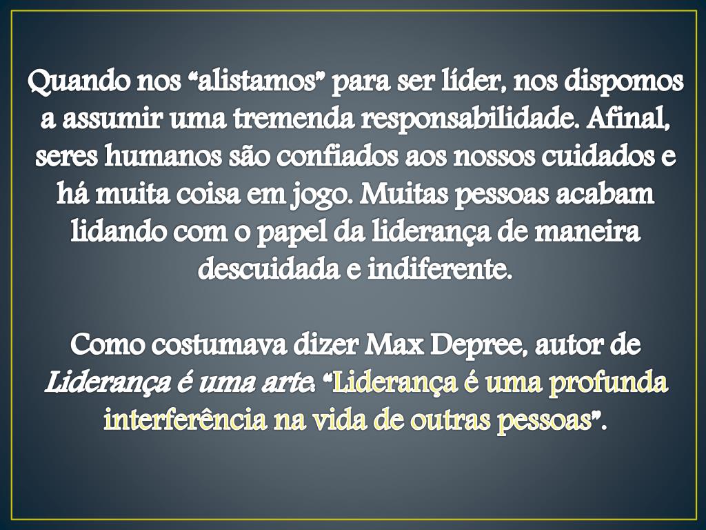 PPT - O líder se espelha em grandes líderes PowerPoint Presentation ...