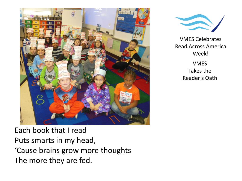PPT - VMES Celebrates Read Across America Week With The NEA Read Across ...