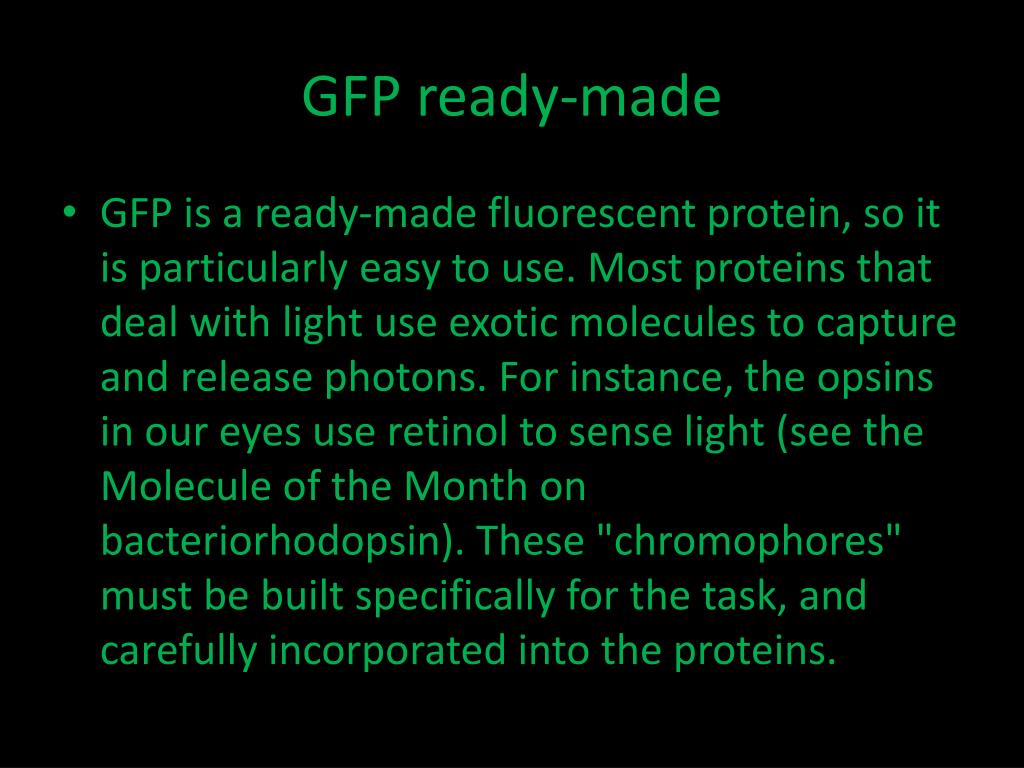 PPT - GFP ( Green fluorescent protein) by Kitija Kaulina PowerPoint ...