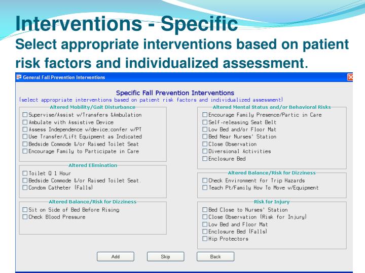PPT - Fall Risk Assessment and Intervention Nursing Practice Changes ...