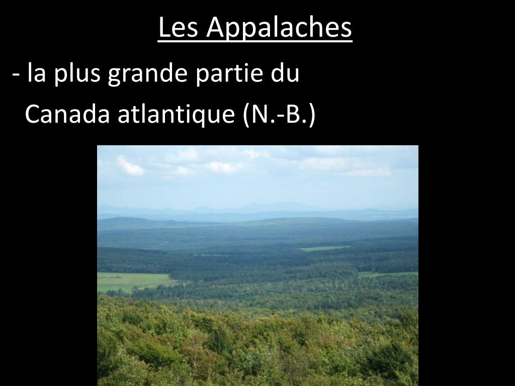 PPT - Les régions physiographiques du Canada PowerPoint Presentation ...