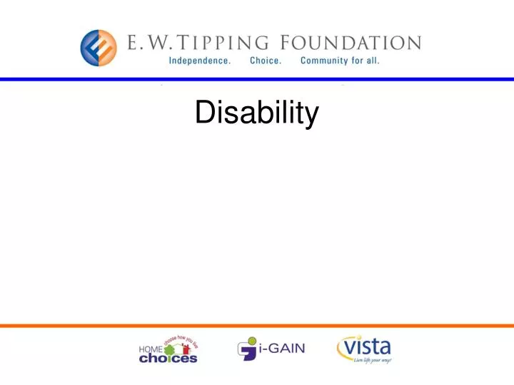 PPT - Disability PowerPoint Presentation, free download - ID:1977636