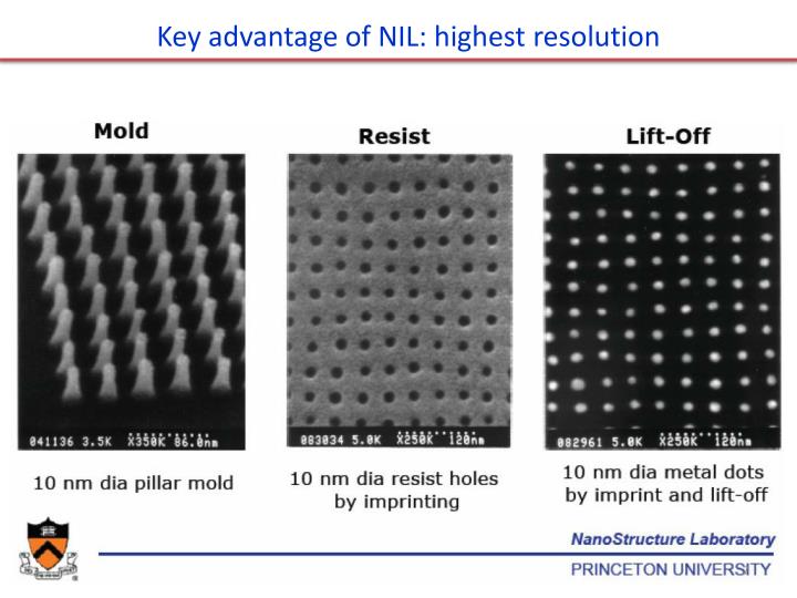 PPT - Nanoimprint lithography (NIL) PowerPoint Presentation - ID:1979147