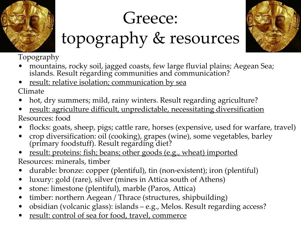 PPT - Material sources for Greek history: archaeological evidence ...