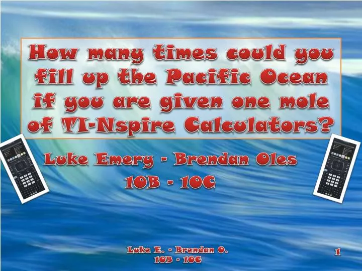 PPT - Luke Emery – Brendan Oles 10B – 10C PowerPoint Presentation, free ...