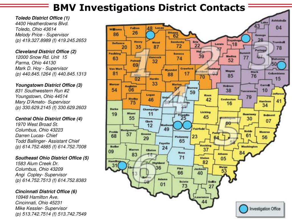 PPT - Ohio’s Commerce Professionals and the BMV; Partnering for a Safer ...