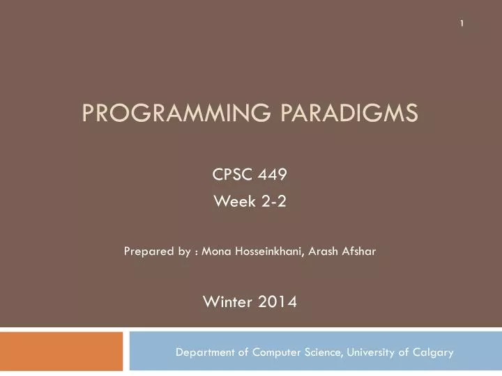 PPT - Programming Paradigms PowerPoint Presentation, free download - ID ... PPT - Programming Paradigms PowerPoint Presentation, free download - ID ...