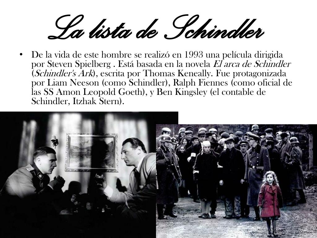 PPT - Oskar Schindler ( 28 de abril de 1908 – 9 de octubre de 1974 ...