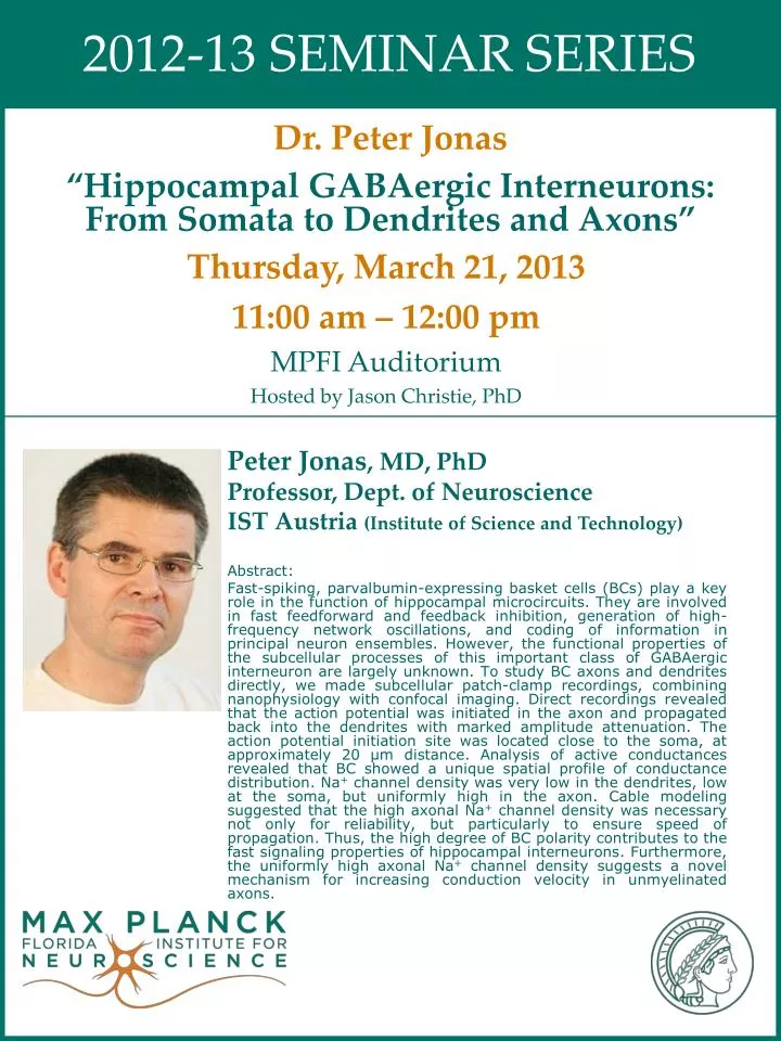 PPT - Dr. Peter Jonas PowerPoint Presentation, free download - ID:1980228