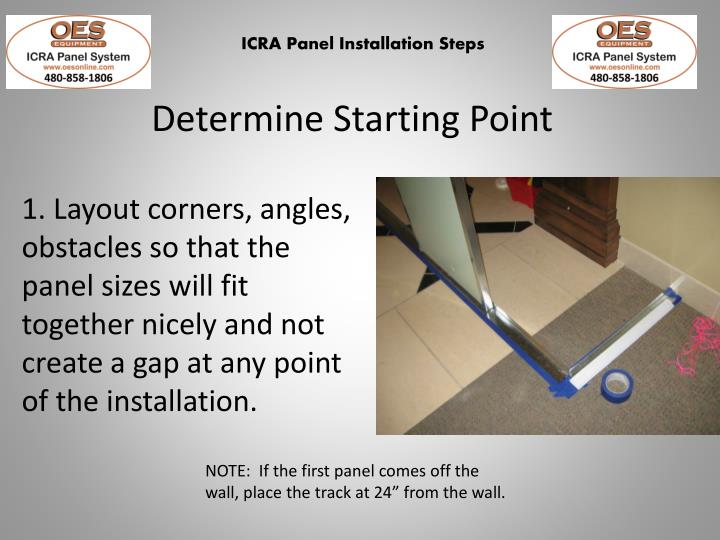 PPT - ICRA Panel System Installation Instructions PowerPoint ...