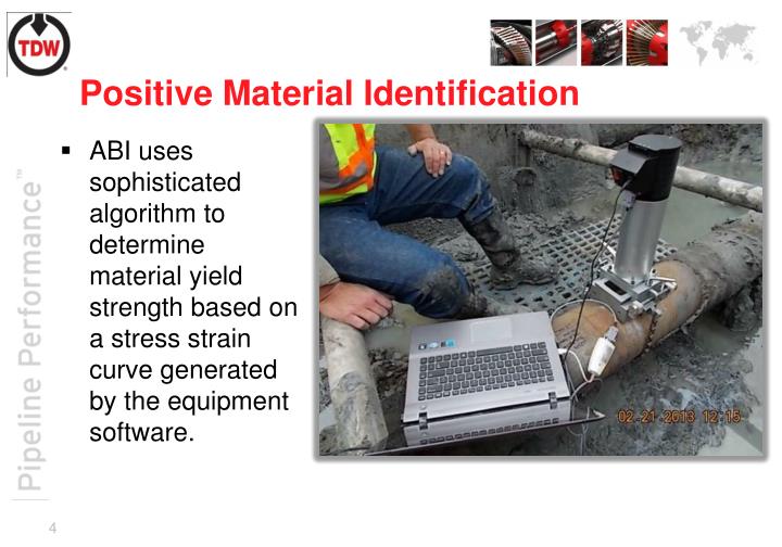 PPT - TDW Positive Material Identification PowerPoint Presentation - ID ...