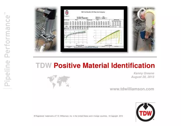 PPT - TDW Positive Material Identification PowerPoint Presentation ...