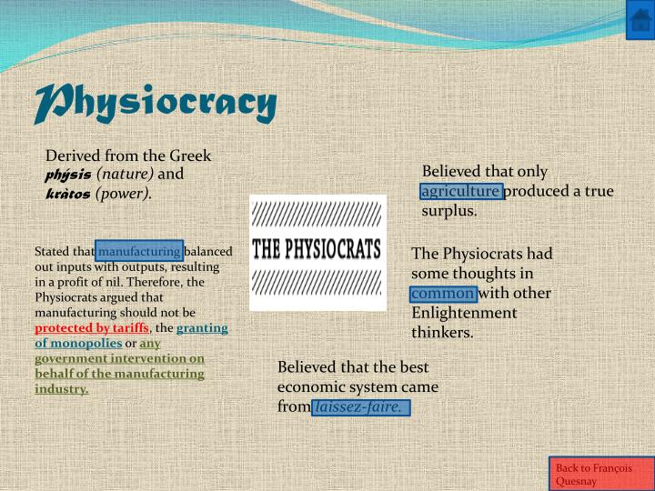 PPT - The Physiocrats PowerPoint Presentation - ID:1980960