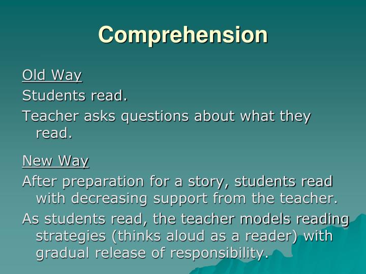 PPT - The BIG FIVE Components of Reading Comprehension PowerPoint ... PPT - The BIG FIVE Components of Reading Comprehension PowerPoint ...