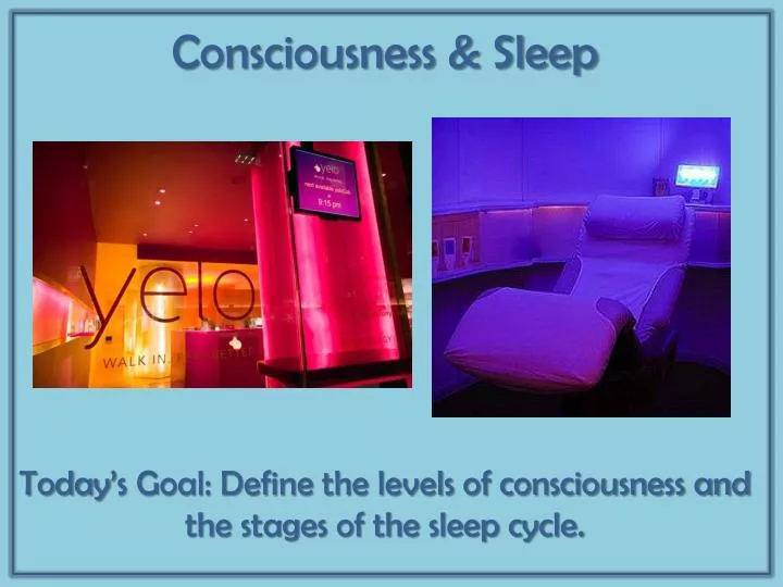 PPT - Consciousness & Sleep PowerPoint Presentation, free download - ID ...