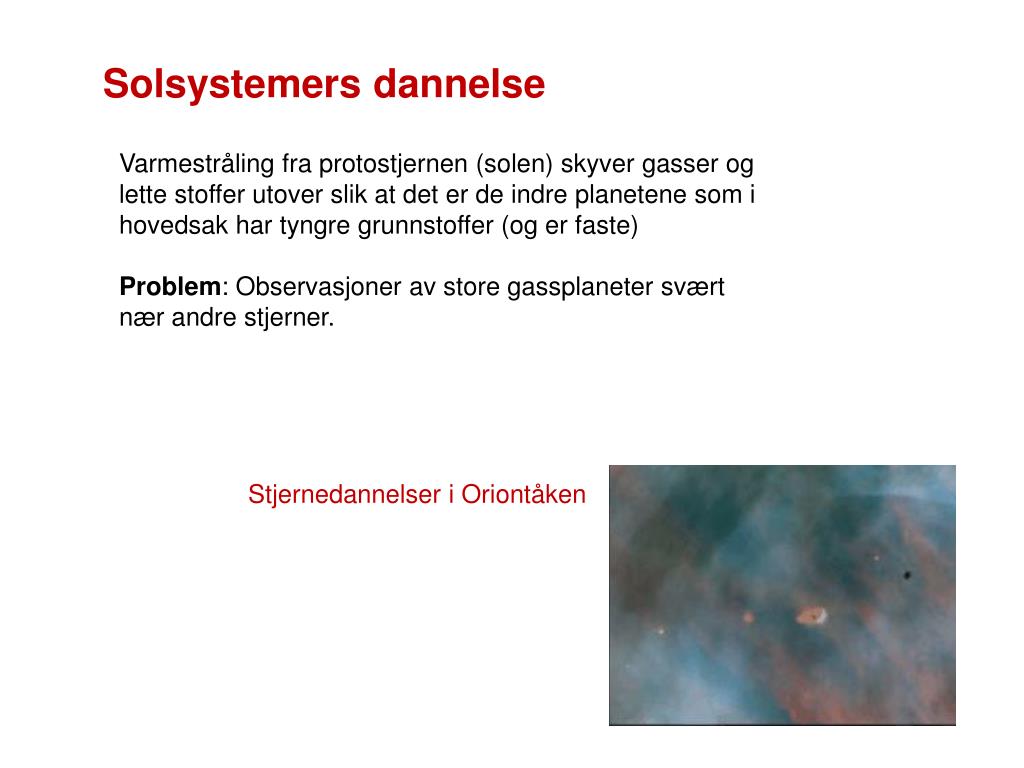 PPT - Planeter utenfor solsystemet Finnes det liv andre steder ...