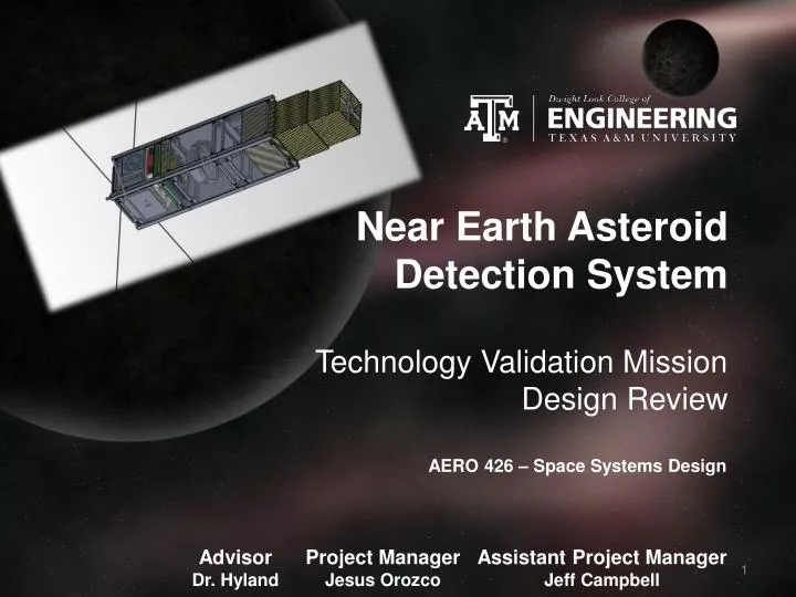 PPT - Near Earth Asteroid Detection System PowerPoint Presentation ...