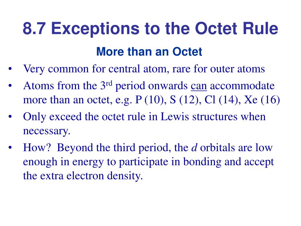 PPT - 8.1 Chemical Bonds, Lewis Symbols, and the Octet Rule PowerPoint ...
