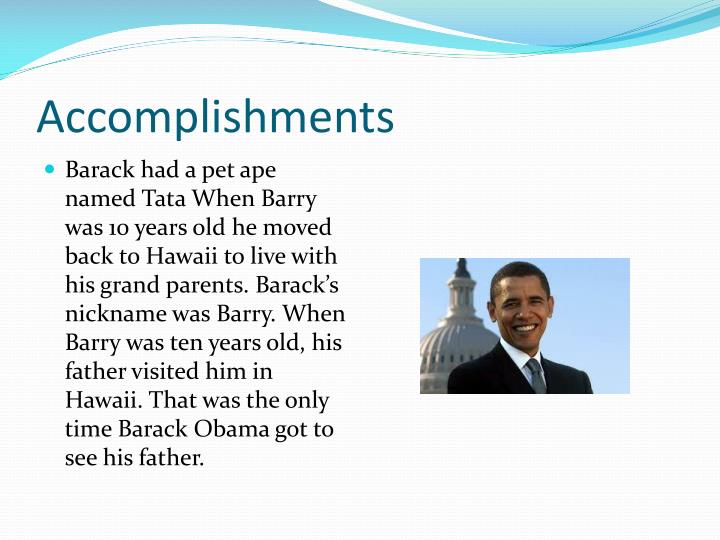 PPT - Biography of Barack Obama PowerPoint Presentation - ID:1981546