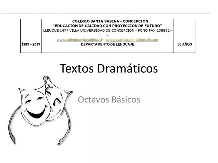 PPT - Textos Dramáticos PowerPoint Presentation, free download - ID:1981716