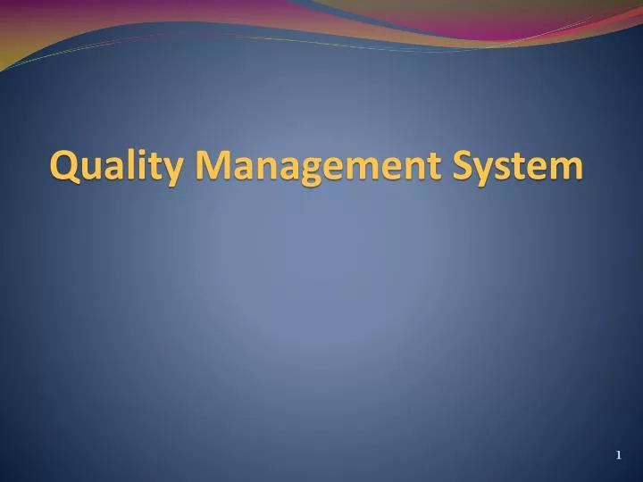 PPT - Quality Management System PowerPoint Presentation, free download ...