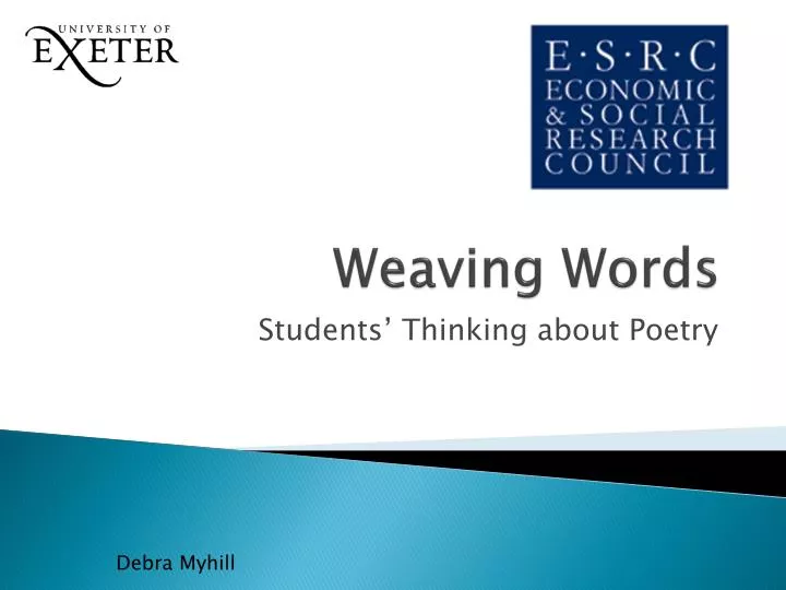 PPT - Weaving Words PowerPoint Presentation, free download - ID:1982075