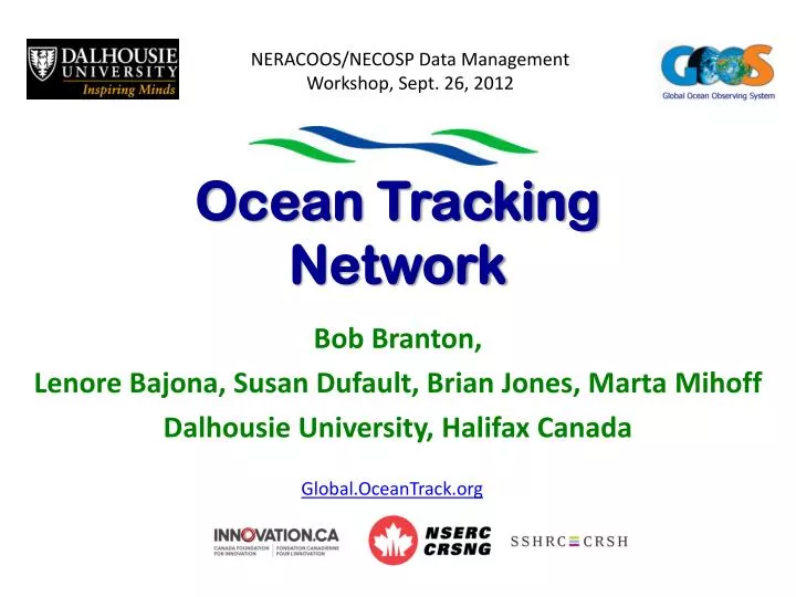PPT - Ocean Tracking Network PowerPoint Presentation, free download - ID:1982122