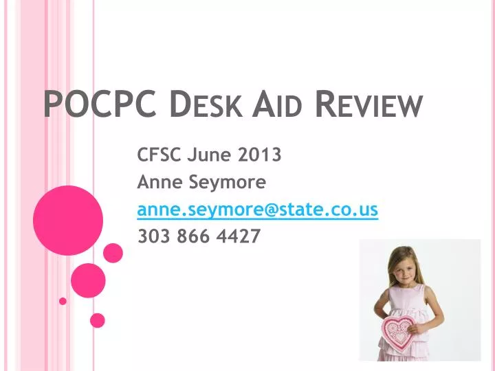 PPT - POCPC Desk Aid Review PowerPoint Presentation, free download - ID ...
