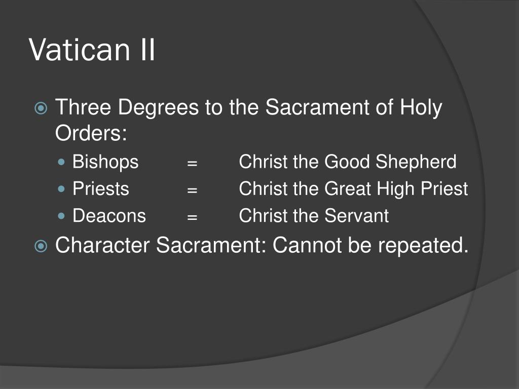 PPT - Sacraments of Service: Holy Orders and Holy Matrimony PowerPoint ...