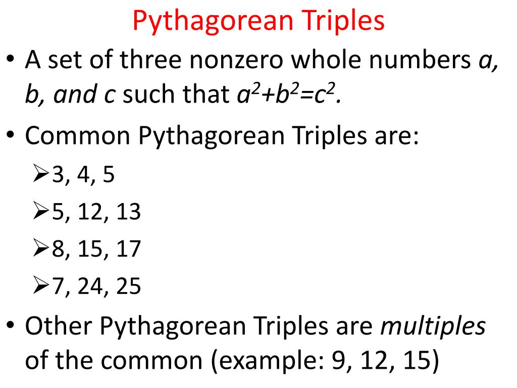 PPT - Pythagorean Triples PowerPoint Presentation, free download - ID ... PPT - Pythagorean Triples PowerPoint Presentation, free download - ID ...